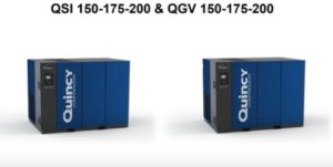 Quincy Compressor Launches QGV & QSI 150, 175, & 200 HP