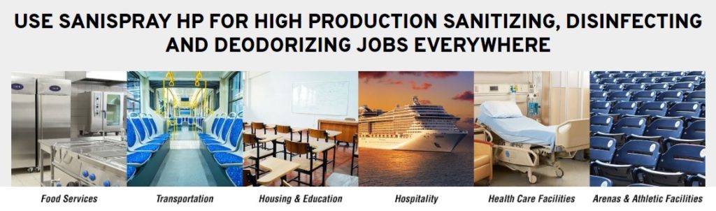 SaniSpray HP Sprayers | Industrial Disinfectant