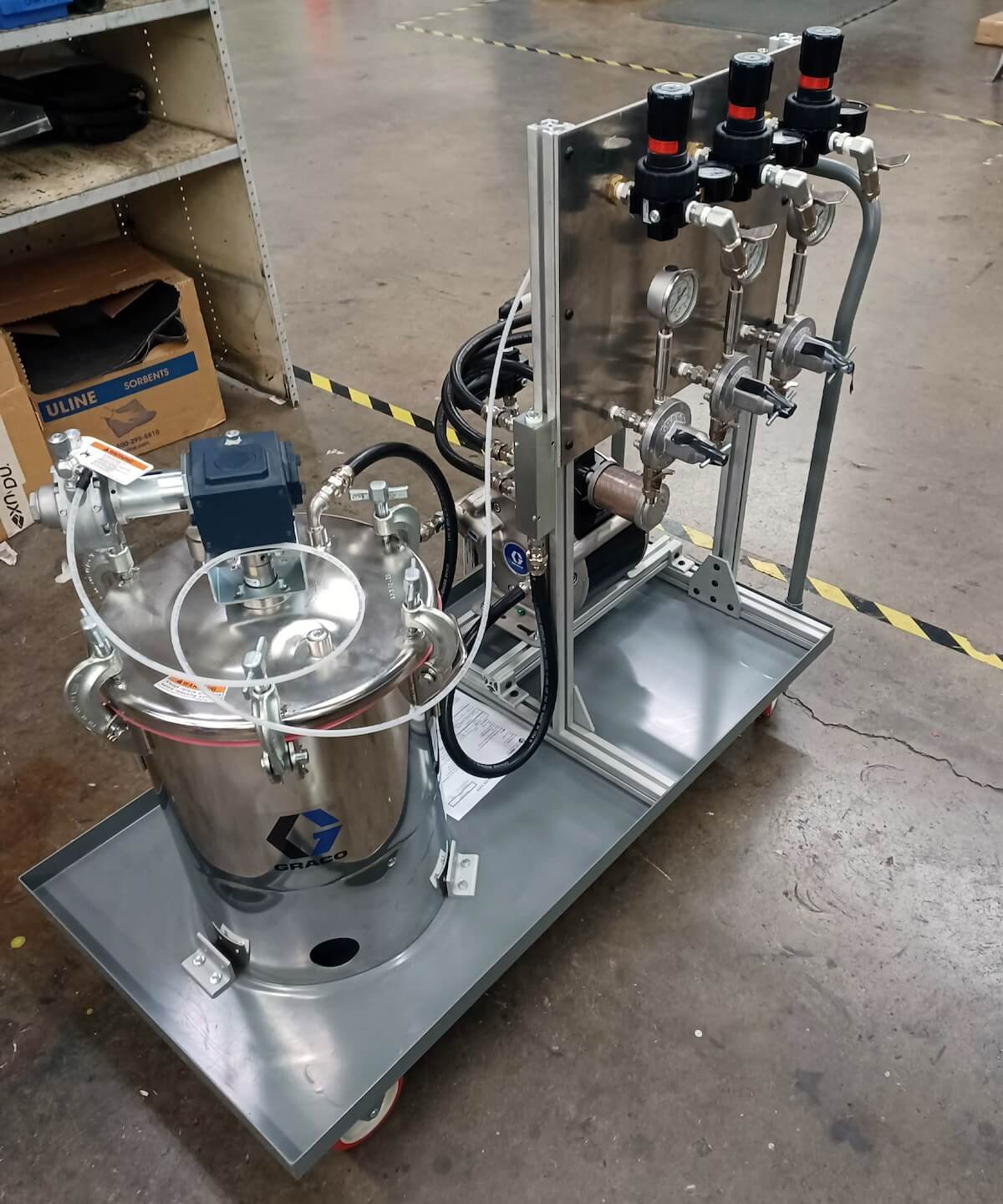 Custom Zinc-Rich Primer Cart | C.H. Reed