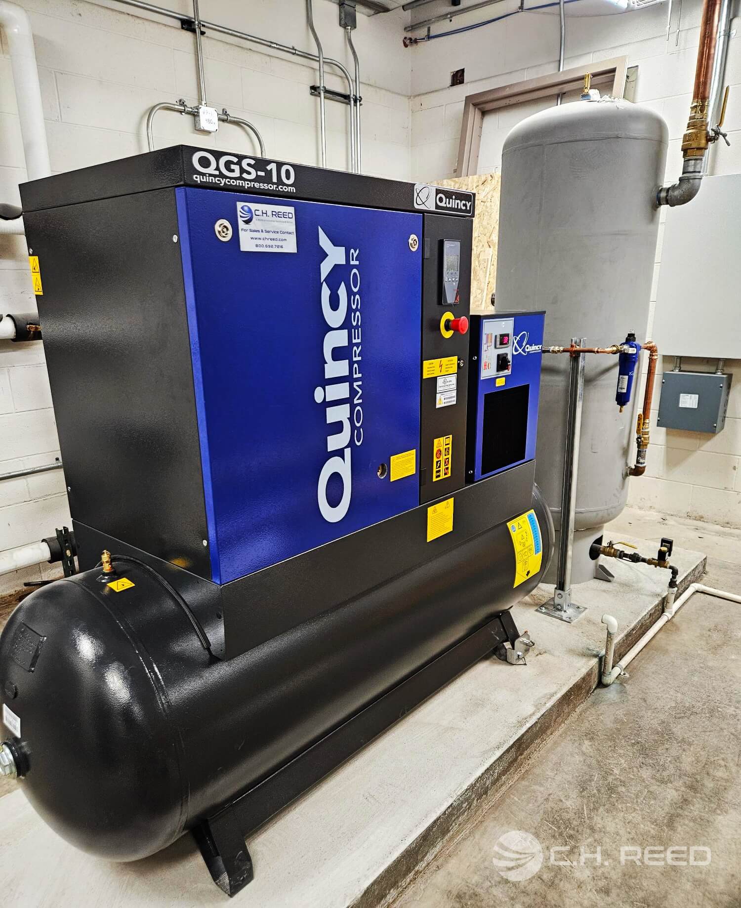 Ohio-Based University gets New Quincy Rotary Screw Air Compressors | C.H. Reed